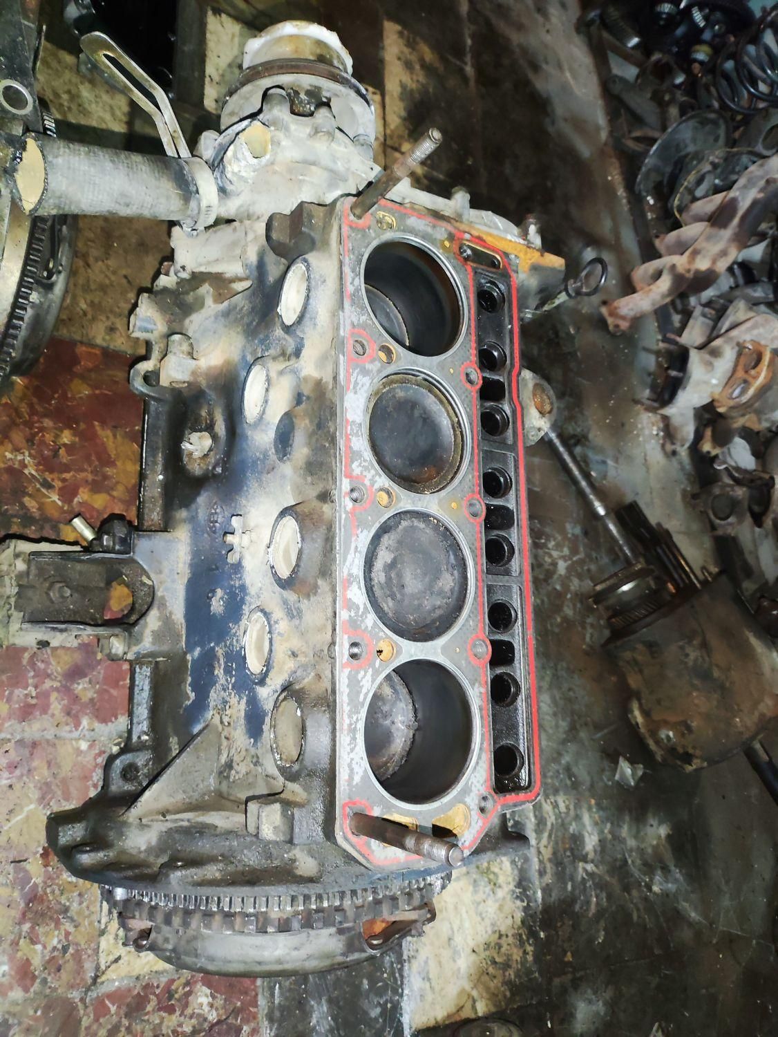 نیم موتور استوک پیکان پژو پراید 206 tu5 تصادفی در کرمان