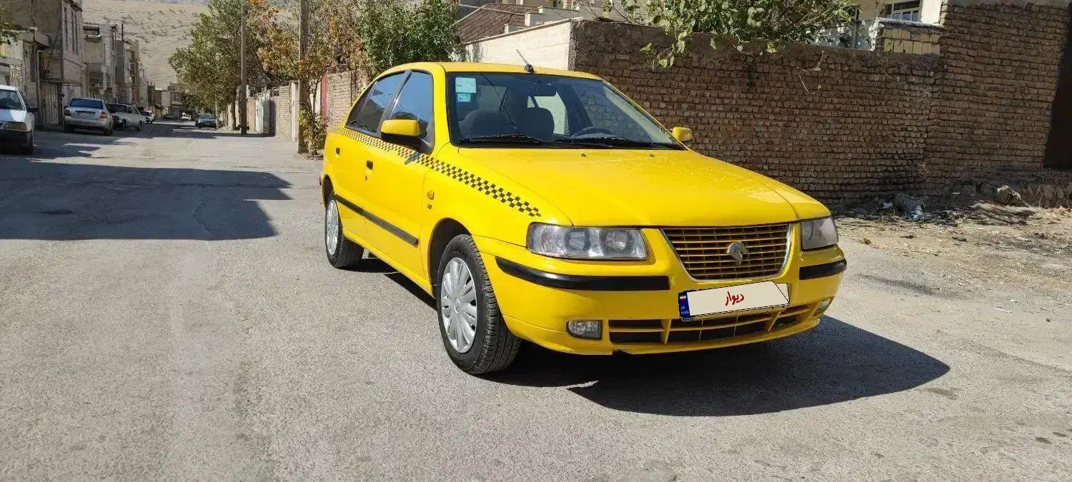 تاکسی سمند ef7 دوگانه مدل 96 در خرم‌آباد - ۱۹ مهر ۱۴۰۴
